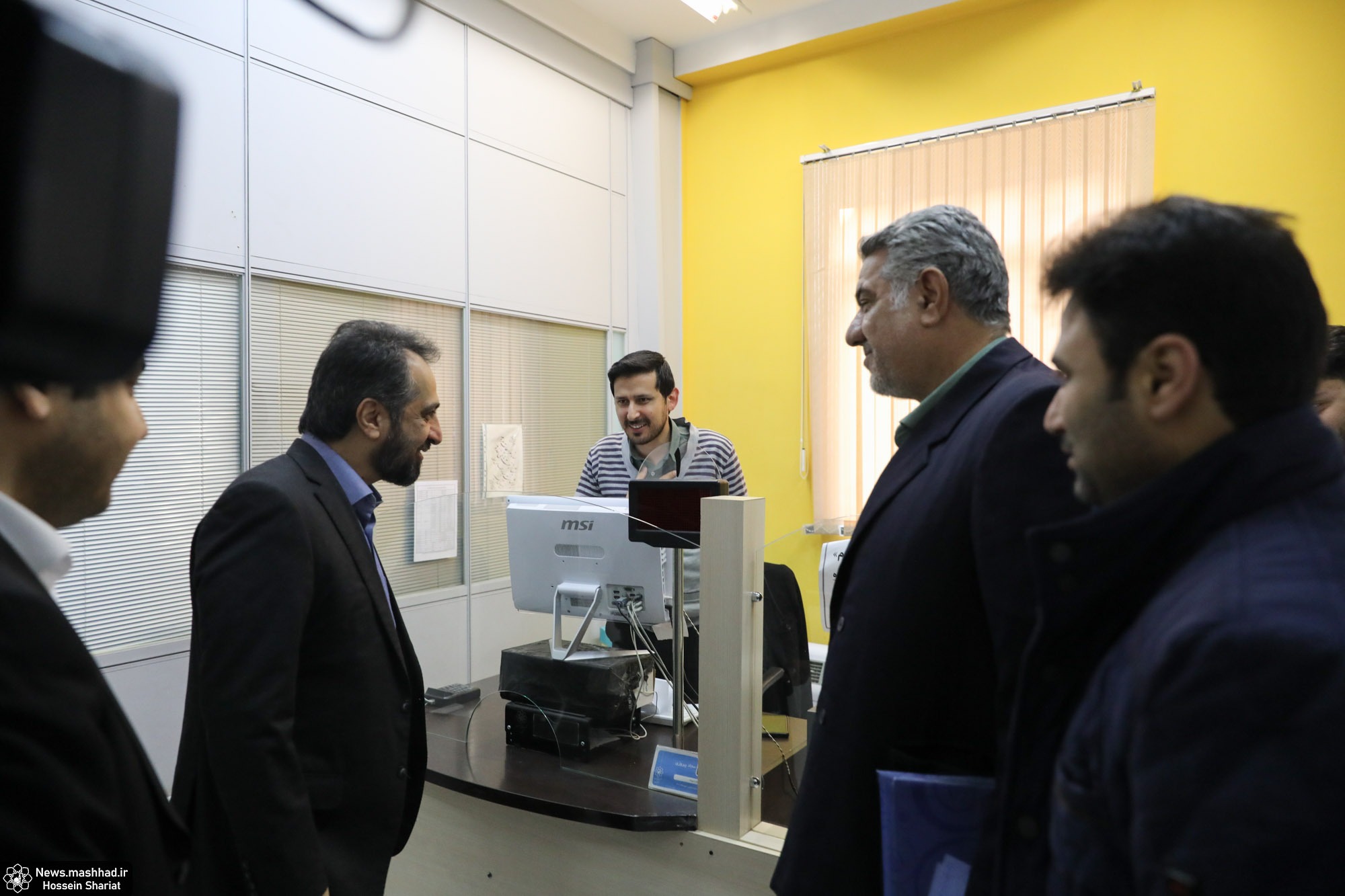 بازدید سرپرست شهرداری مشهد از شهرداری منطقه یک و سازمان پارکها طرح