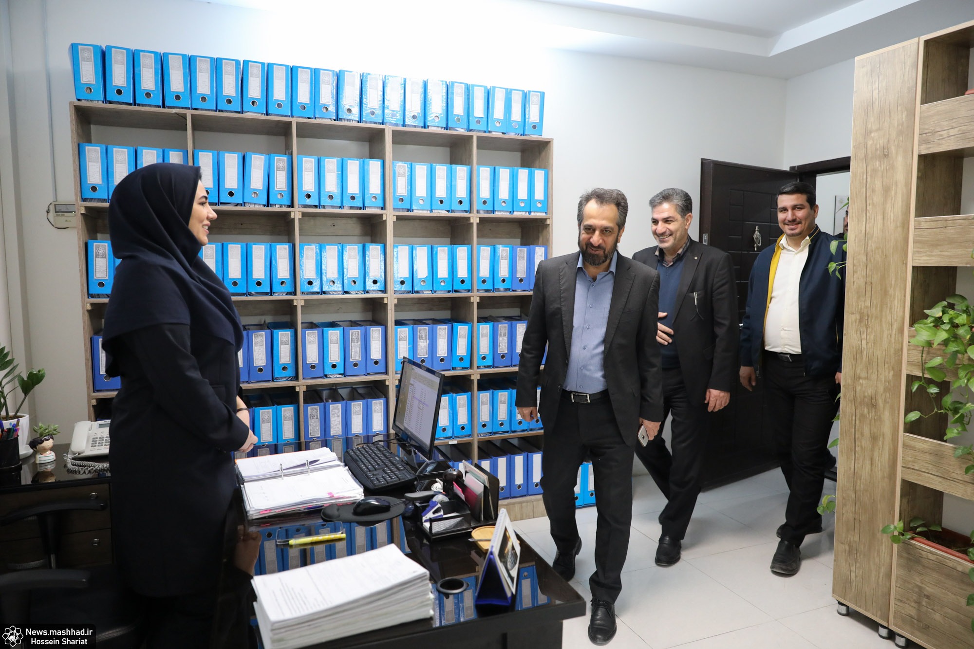 بازدید سرپرست شهرداری مشهد از شهرداری منطقه یک و سازمان پارکها طرح